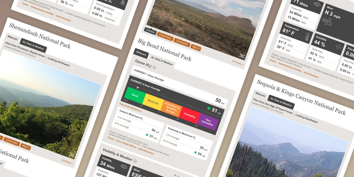 NPS Air Quality Webcams - CodeGeek